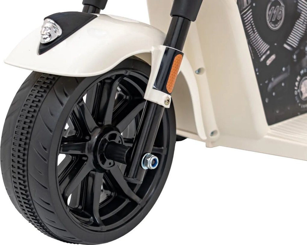 Ramiz Dětská motorka Chopper INDIAN bílá