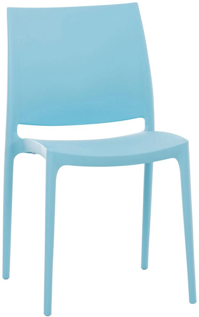 Plastová židle May Barva  Modrá