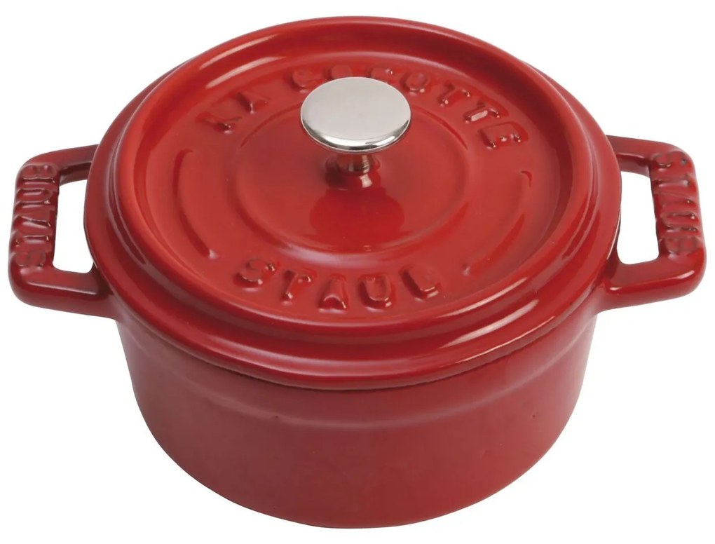 Staub Cocotte Mini hrnec kulatý 10 cm/0,25 l višňová, 1101006