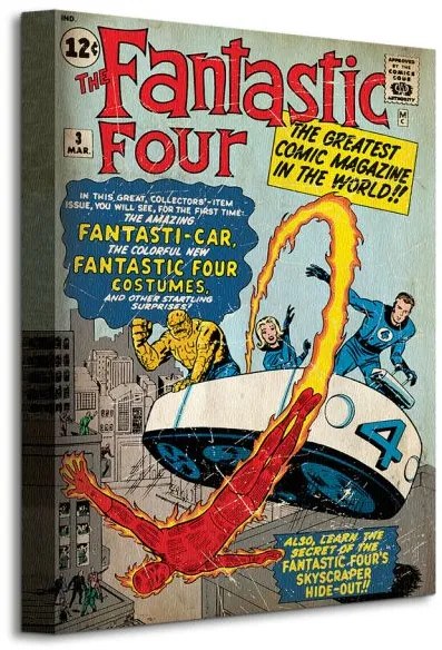 Obraz na plátně Marvel Fantastická čtyřka (Comics) 30x40cm WDC92118