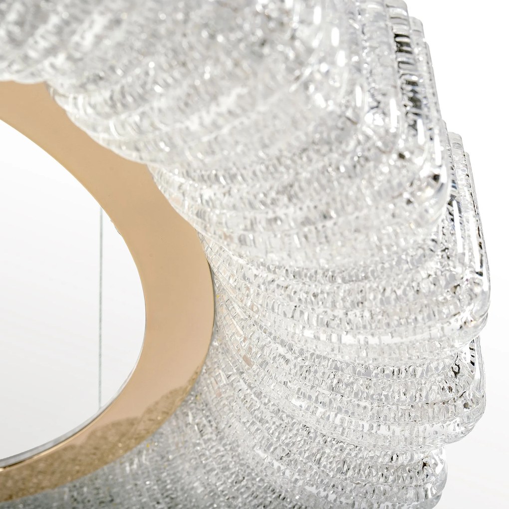 Toolight Toolight, LED stropní svítidlo 40cm, 24W, 4000K, 2500lm, MS018-CP, růžové zlato, OSW-09630