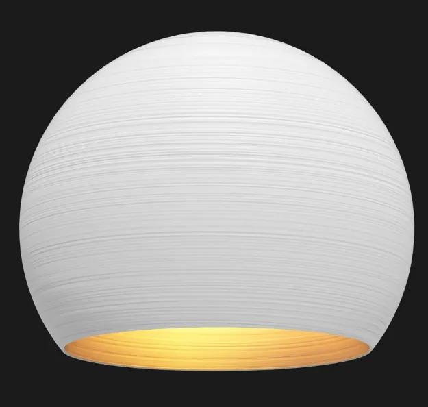 Doxis Globe 500 Textured, závěsné designové led svítidlo Barva: Bílá matná, Chromatičnost: 2700K Push dim