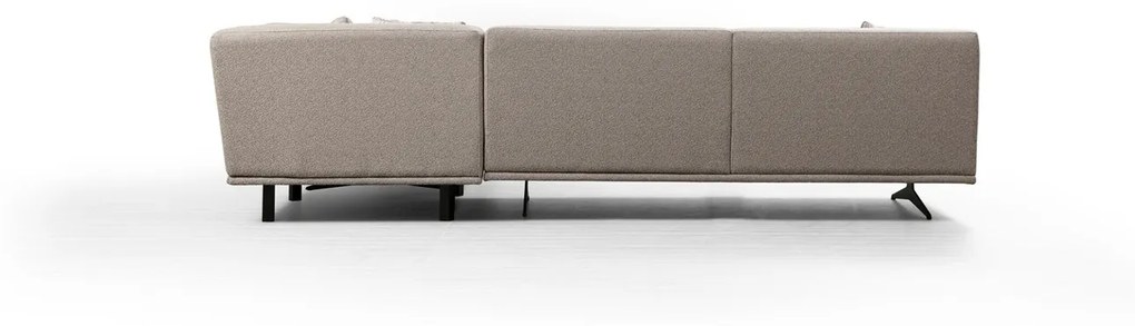 Designová rohová sedačka Kessya béžová - levá