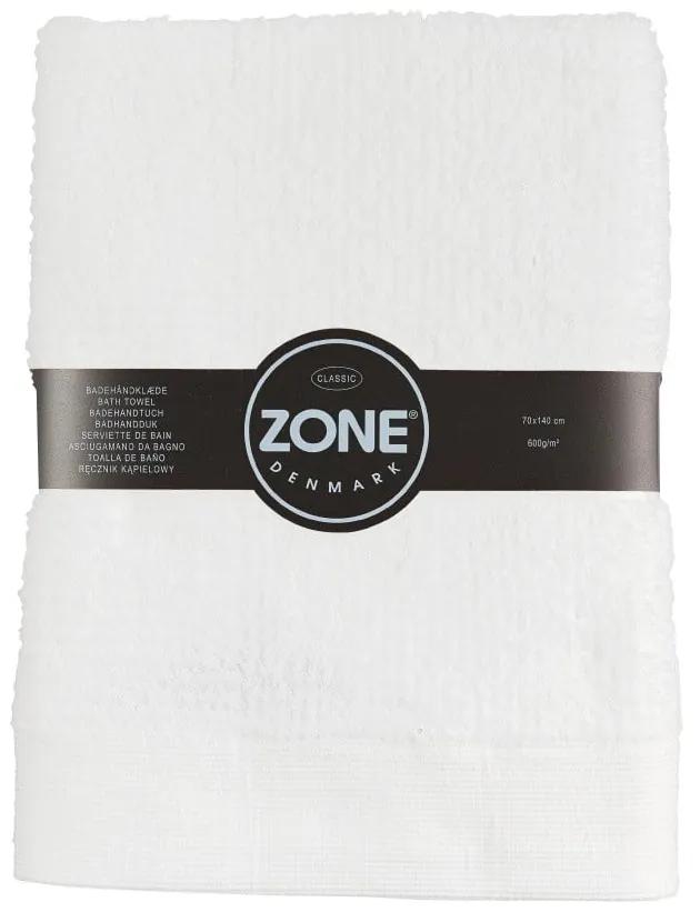 Bílá osuška Zone Classic, 70 x 140 cm
