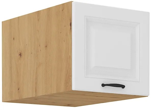 Kuchyňská skříňka Stilo 40 NAGU-36 1F korpus dub artisan, dvířka bílá