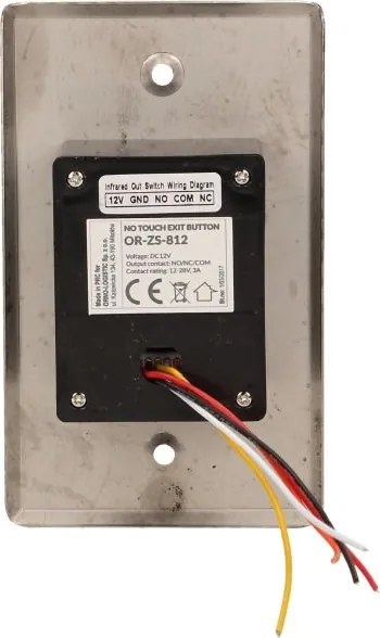 Bezdotykový spínač Orno OR-ZS-812 No Touch exit button, AL