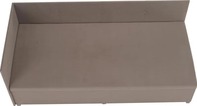 Válenda AURIA UNI béžovošedá 90x200 s úložným prostorem, Trinity 03 Kondela 0000395670
