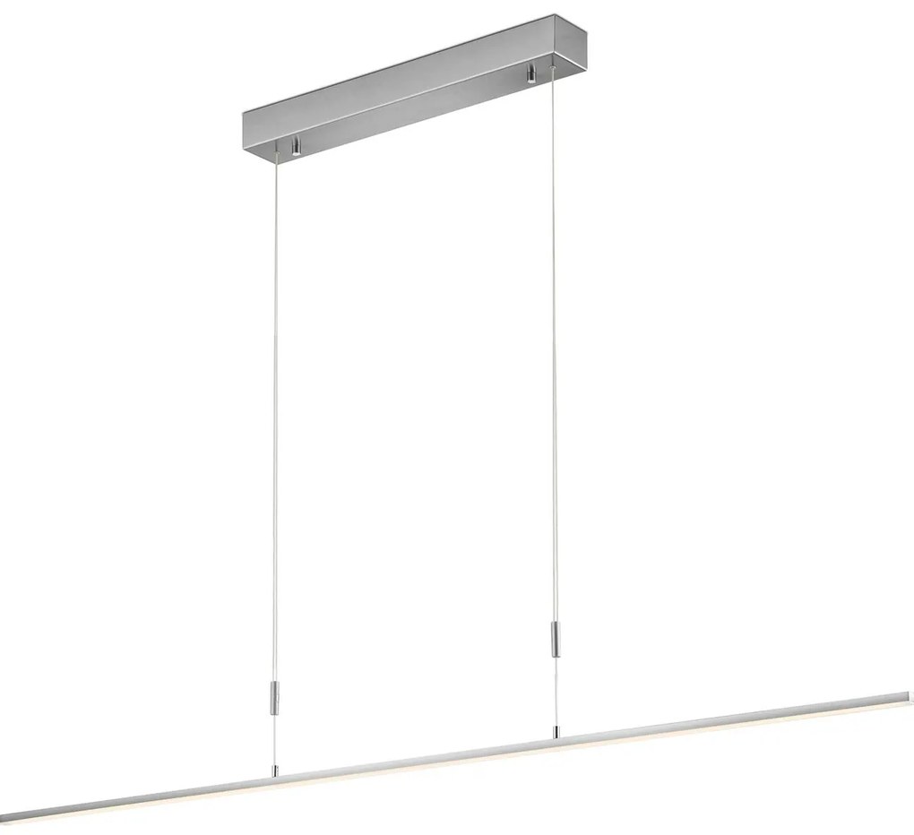 BANKAMP Slim závěsné světlo ZigBee 128cm nikl