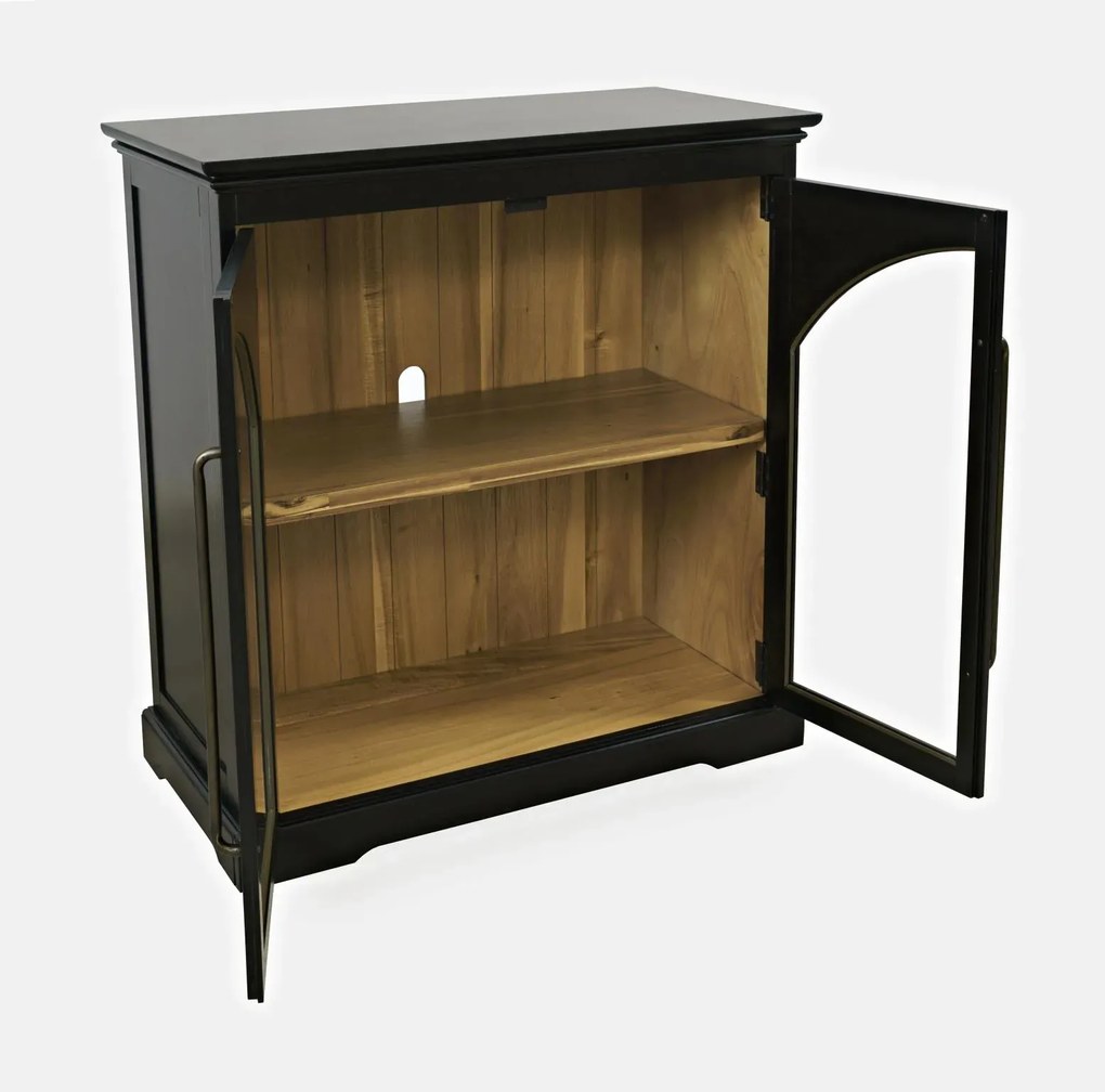 Komoda Avola 84 cm z masivu černá