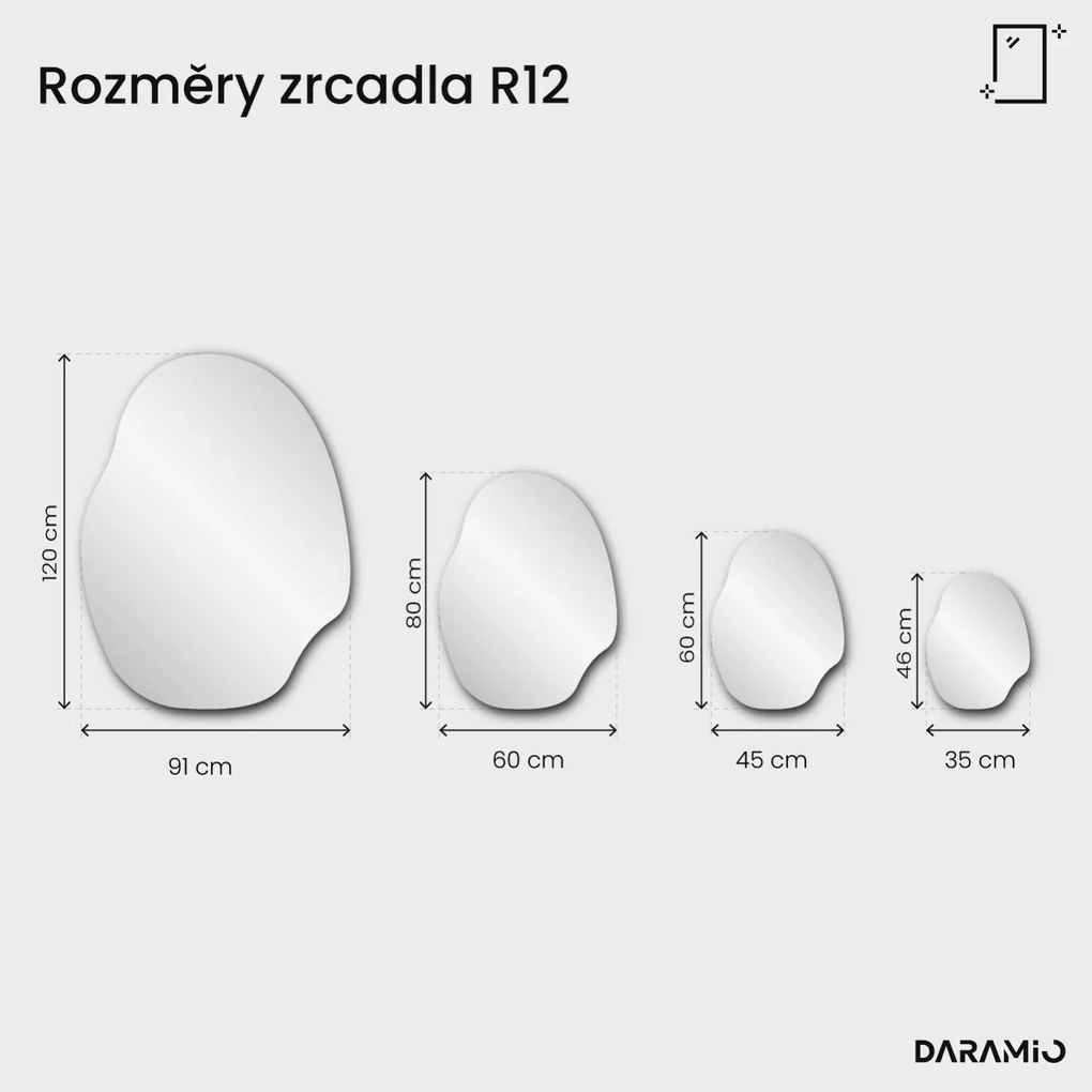Zrcadlo Pure R12