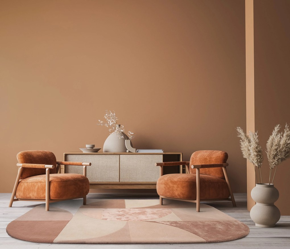 Tribeca Design Kusový koberec Blondie Oval Earth Rozměry: 200x300 cm