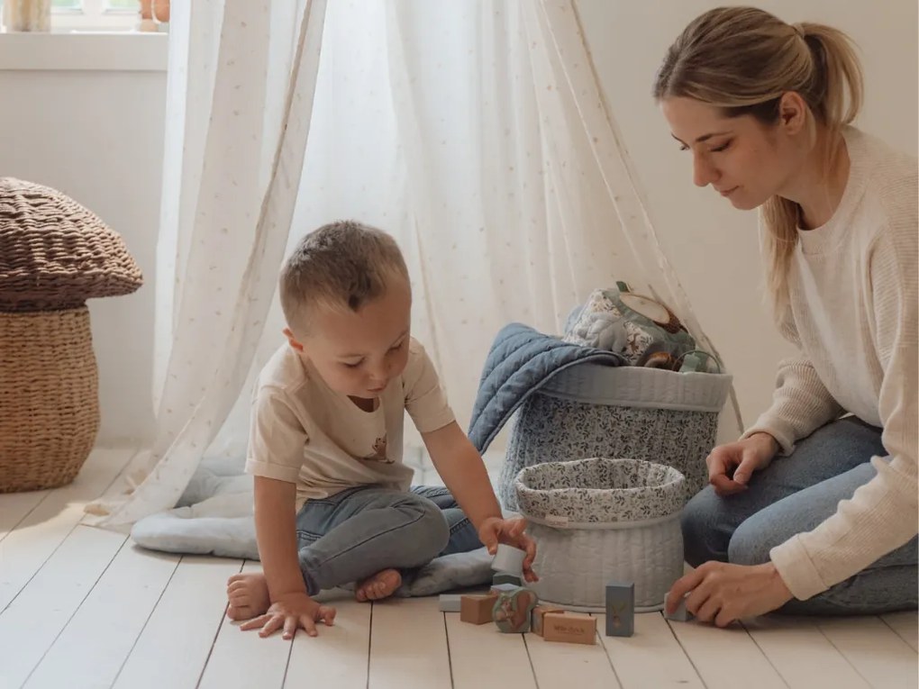 Little Dutch Kostky dřevěné v tubě Forest Friends