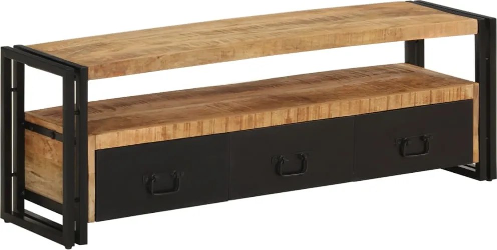 TV skříňka 120 x 30 x 40 cm masivní mangovníkové dřevo 338466
