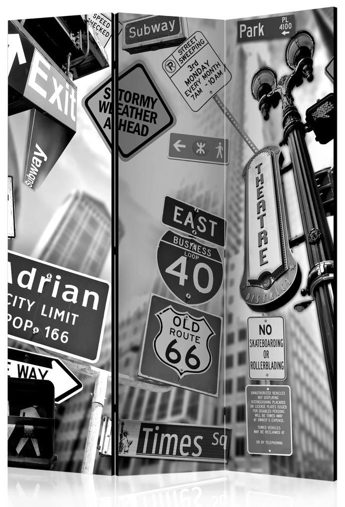 Artgeist Paraván - Roads to Manhattan [Room Dividers] 135x172
