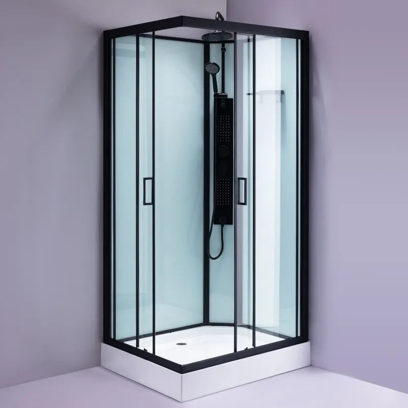 BPS-koupelny Hydromasážní box ALMA-L 100x80 levý
