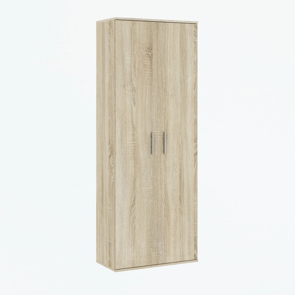 Úzká šatní policová skříň 69 cm SAVOY - dub sonoma