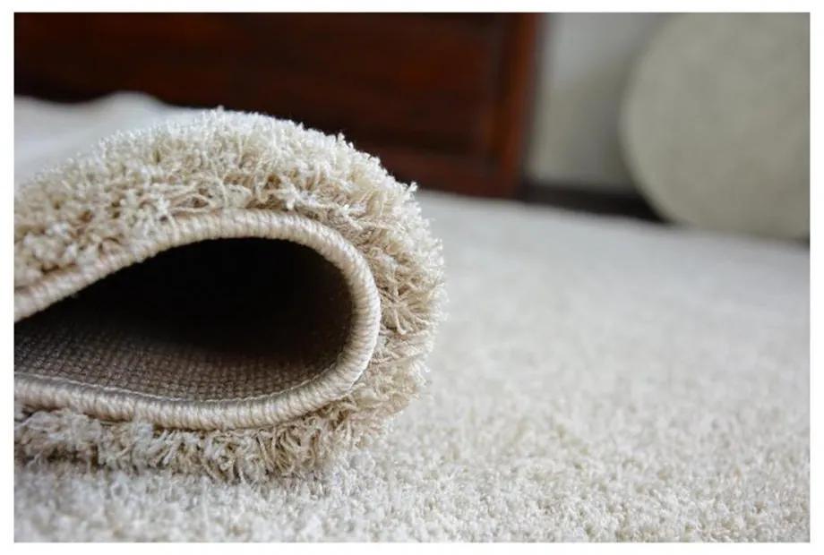 Luxusní kusový koberec Shaggy Azra krémový 120x170cm