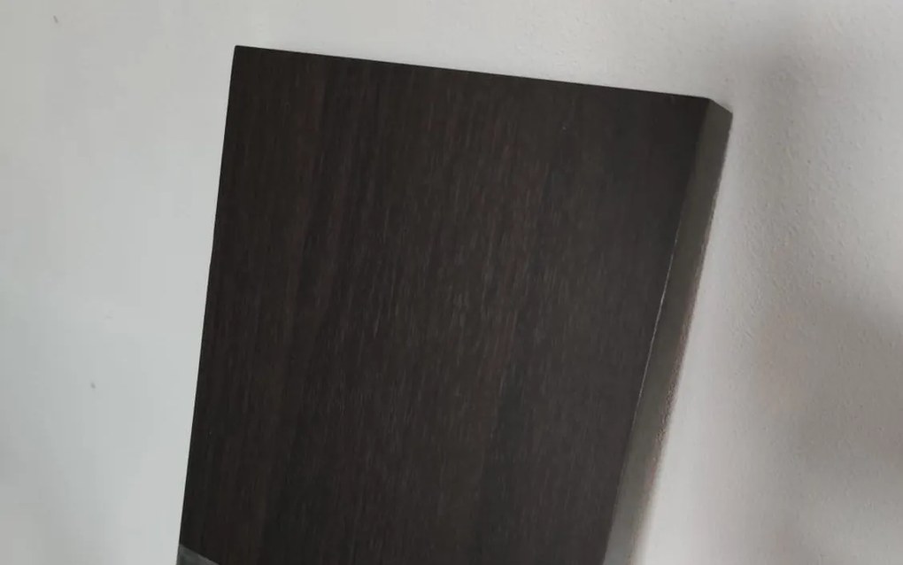 Nástěnná polička 80cm, barva wengé