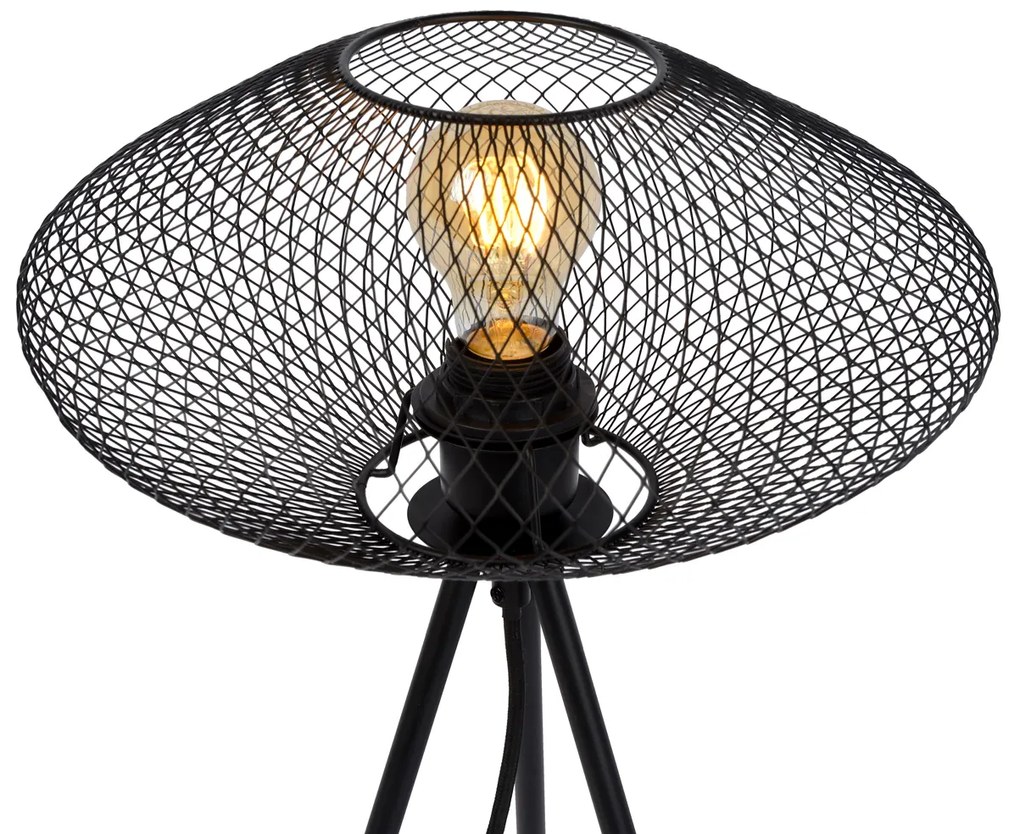 Lucide 21523/01/30 stolní lampa Mesh černá, E27, 41cm