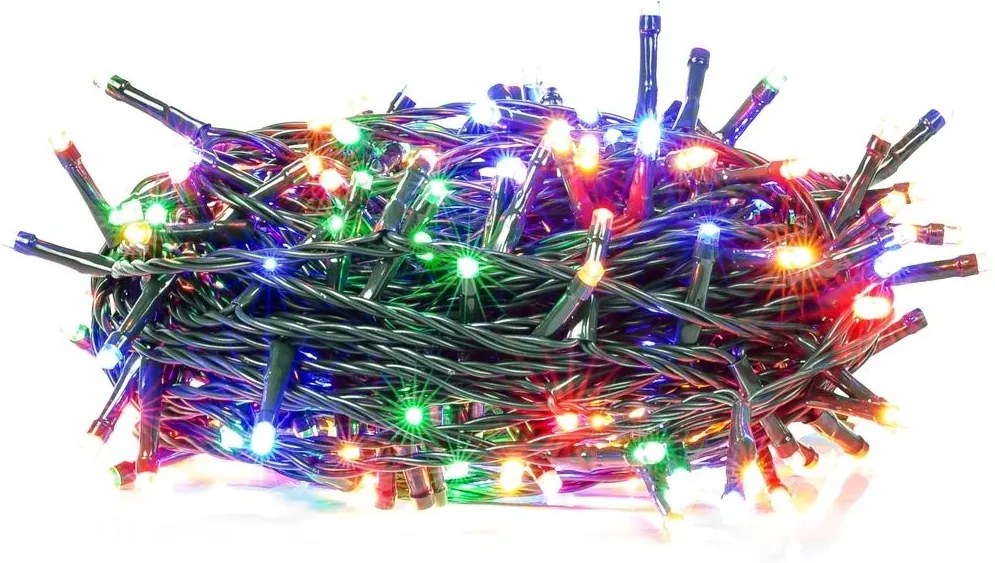 Vánoční LED řetěz Retlux RXL 212, 200 LED, IP44, multicolor, 20+5 m - 20 m
