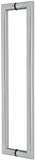 Madlo EUROLATON pro skleněné a dřevěné dveře - 82 (nerez), 1275 x 1250 x 75 (jednostr.)