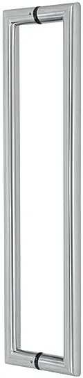 Madlo EUROLATON pro skleněné a dřevěné dveře - 82 (nerez), 1275 x 1250 x 75 (pár)