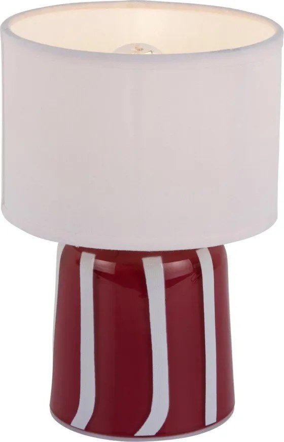 Červená kovová LED stolní lampa (výška 20 cm) Verano LED – Leitmotiv