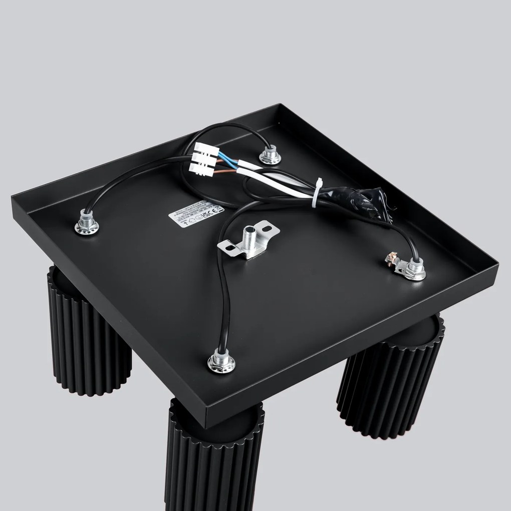 Sollux Lighting Stropní svítidlo KARBON 4 Černá