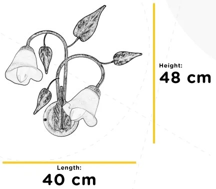 ONLI - Nástěnné svítidlo VANDA 2xE14/6W/230V