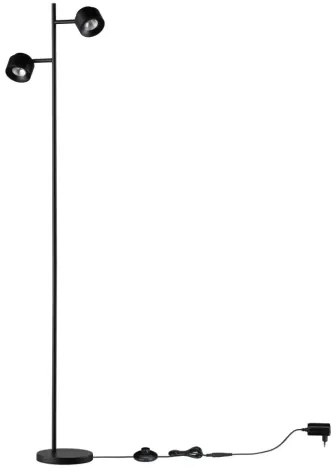 Paulmann 79775 - 2xLED/3W Stmívatelná stojací lampa PURIK PANE 230V