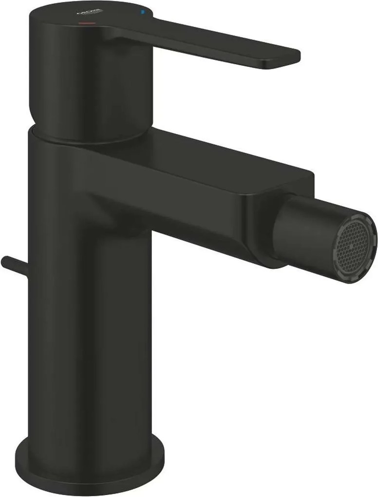 Grohe Lineare New - Bidetová baterie s výpustí, matná černá 338482431