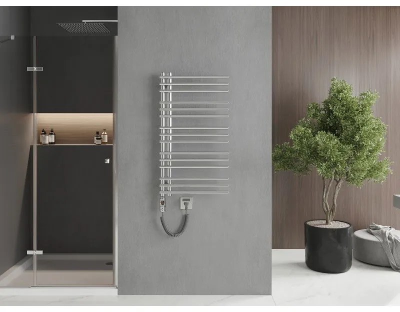 Mexen Neptun, elektrické topné těleso 900 x 500 mm, 300 W, chromová, W101-0900-500-2300-01