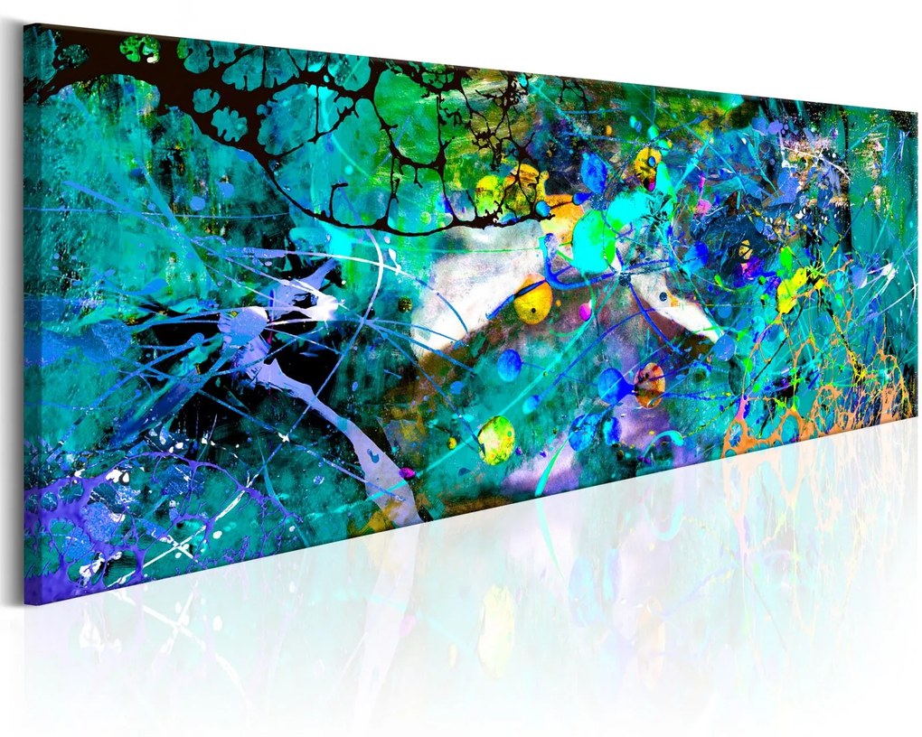 Obraz - Sapphire Jungle 135x45