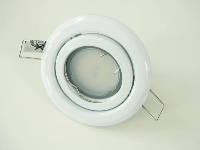 T-LED LED bodové světlo do sádrokartonu 5W bílé 12V výklopné Barva světla: Denní bílá 10418_LED5W-MR16/4100