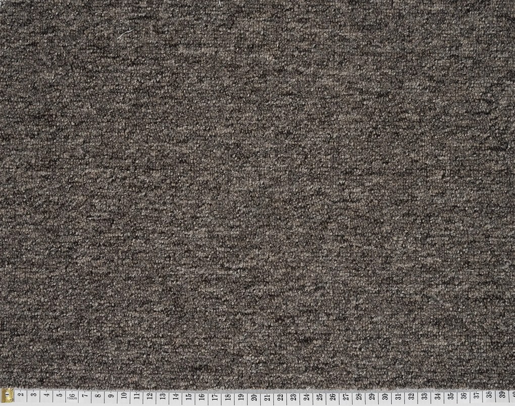 Associated Weavers, Metrážový koberec Medusa 40, na míru, šíře 4m, hnědá, ab (mřížka), chodba / předsíň