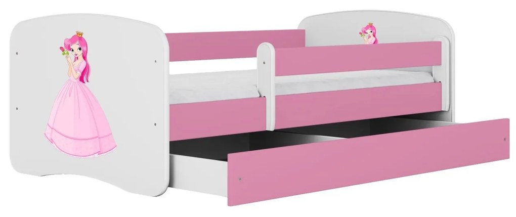 Dětská postel Babydreams princezna růžová