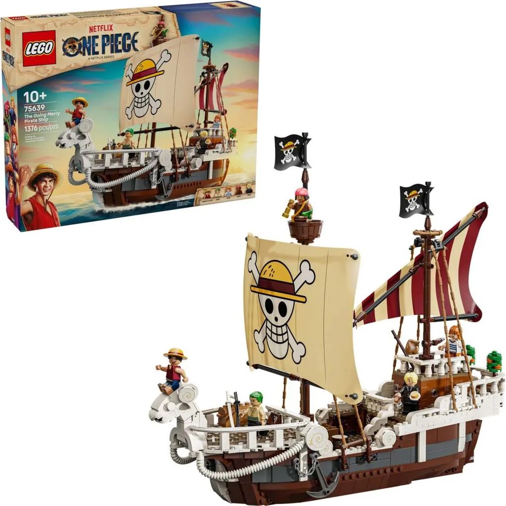 Lego® one piece 75639 pirátská loď plovoucí merry 5702017818023