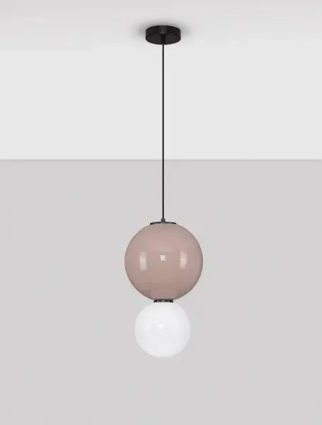 Designový lustr Noesis 25 Kávová
