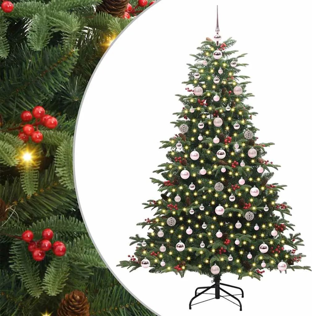 Umělý vánoční stromeček Zelená 180 cm PVC, kov a plast 3395552