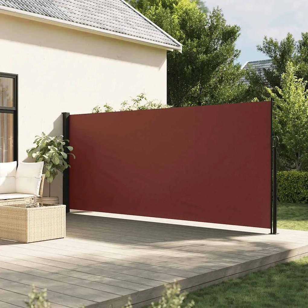 vidaXL Zatahovací boční markýza 180 x 500 cm [4004446] Barva: Černá