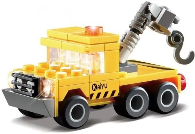 Blocki stavebnice MyCity Stavba vozidla jeřáb typ LEGO 55 dílů