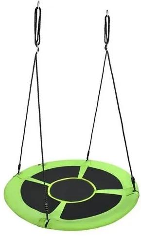 Malatec 10069 Závěsný houpací kruh 120 cm - zelený