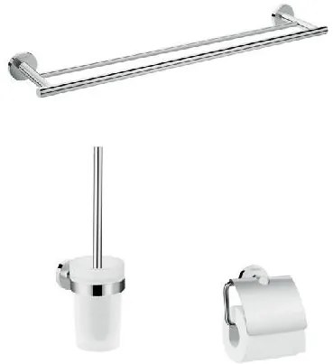 Hansgrohe Logis Universal - Sada doplňků do koupelny, chrom 41727000