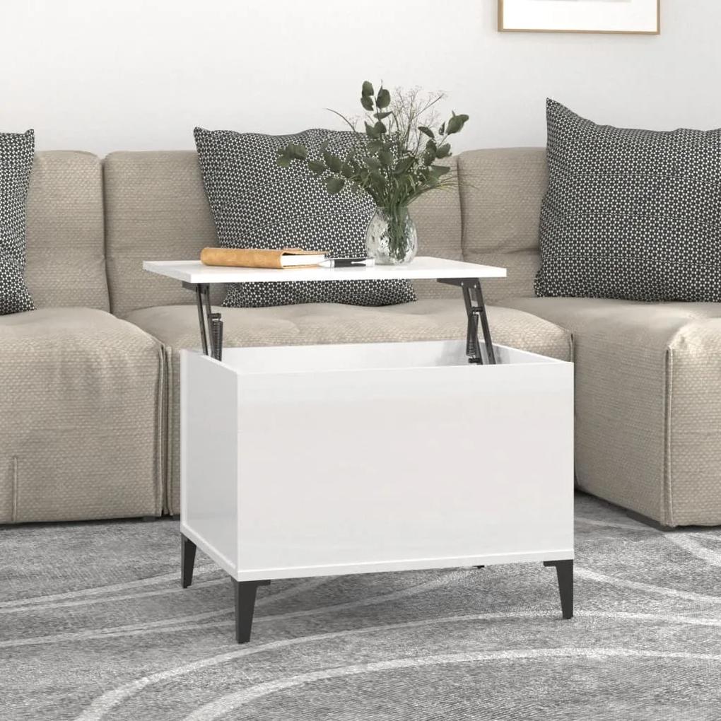 vidaXL Konferenční stolek 60x44,5x45 cm kompozitní dřevo [819578] Barva: šedá sonoma