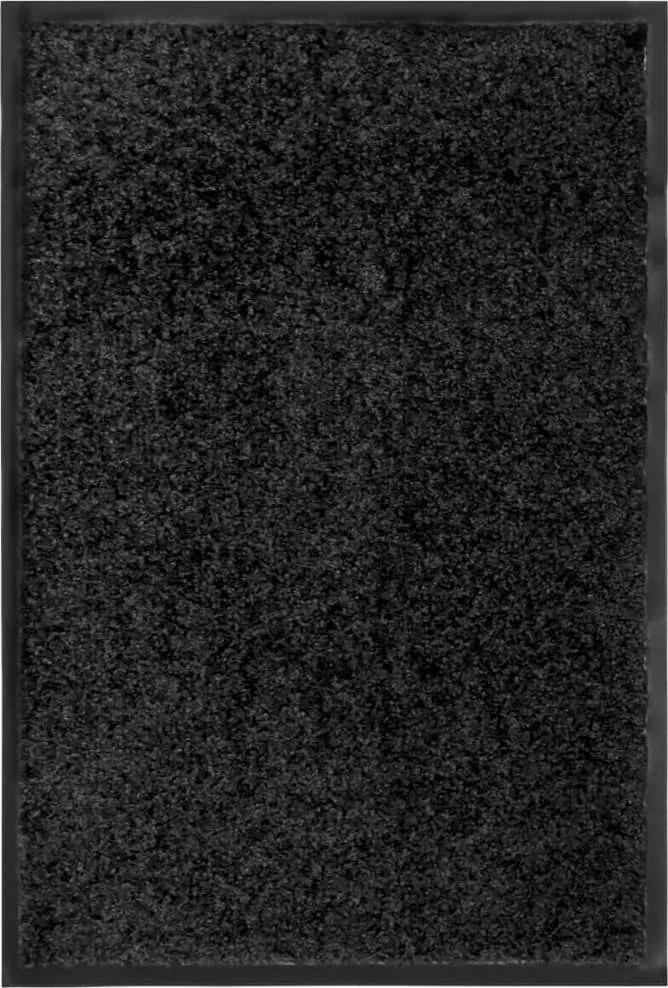vidaXL Rohožka pratelná 40 x 60 cm [323433] Barva: antracitová