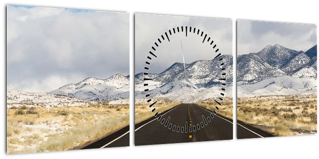 Obraz - Great Basin, Nevada, USA (s hodinami) (90x30 cm)