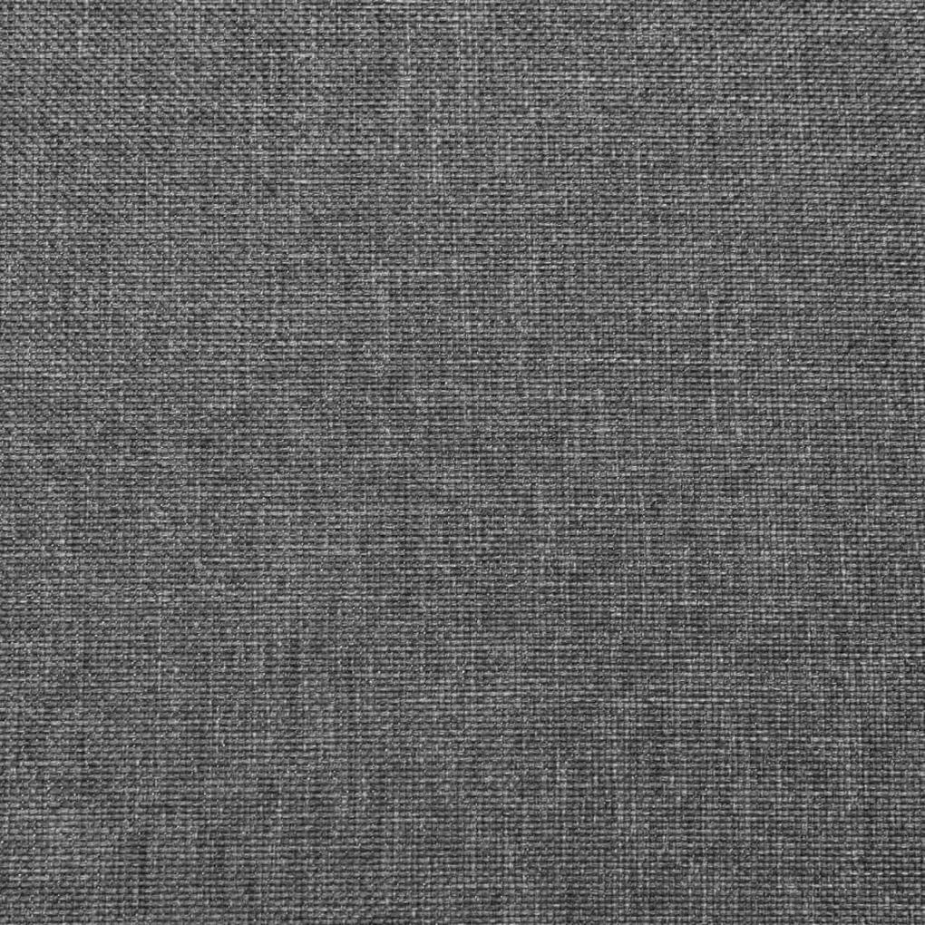 2místná rozkládací pohovka se 2 polštáři světle šedá textil - Default Title
