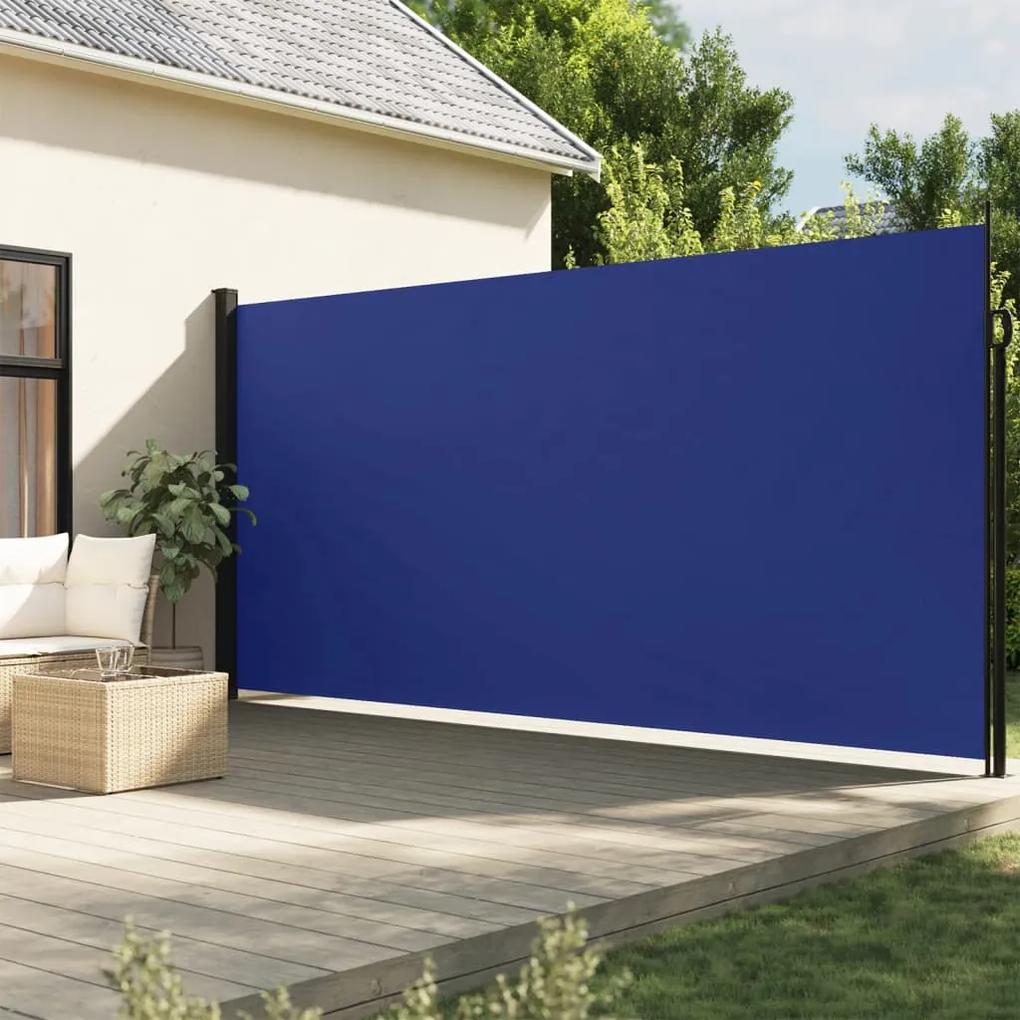 Zatahovací boční markýza modrá 220 x 300 cm - Default Title