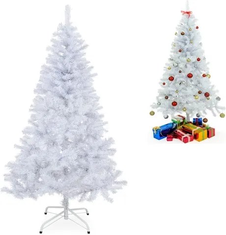 Umělý vánoční stromeček Jedle 180 cm bílá