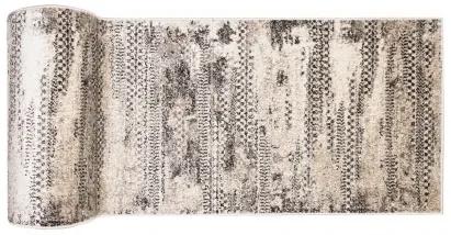 Běhoun PETRA 3003 4 244 Abstraktní Moderní šedý béžový hnědý Rozměr: 60 cm